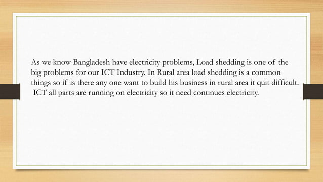 ICT industry problems in Bangladesh | PPT