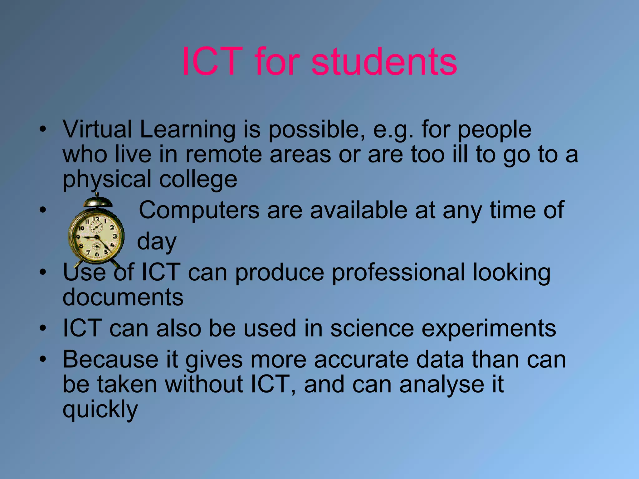 Ict in education | PPT