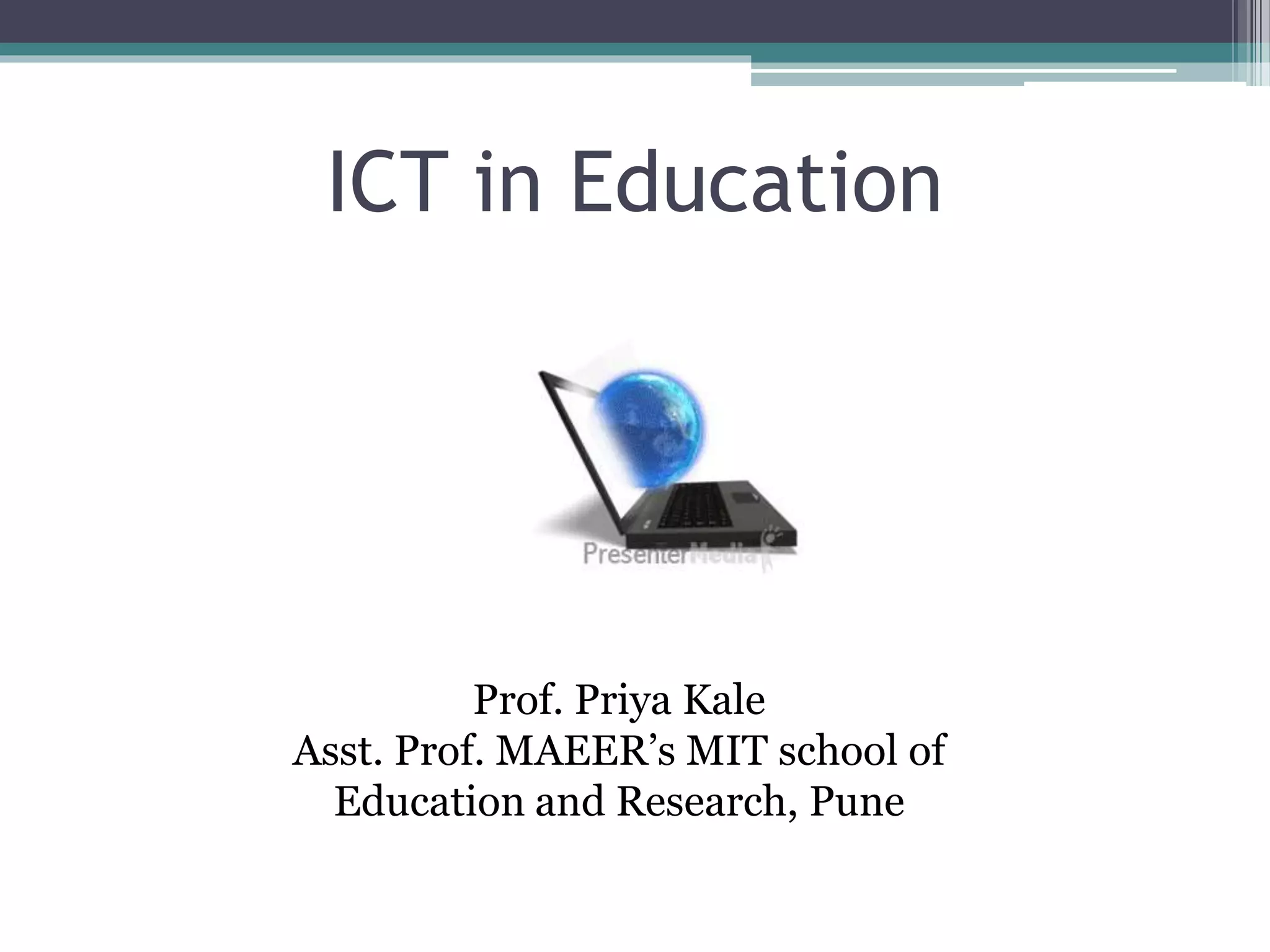 Ict in education | PPTX