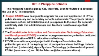 ICT IN EDUCATION for ur references in reporting | PPTX