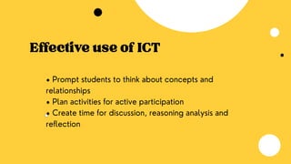 Ict in education use of ict in learning physical sciences | PPTX