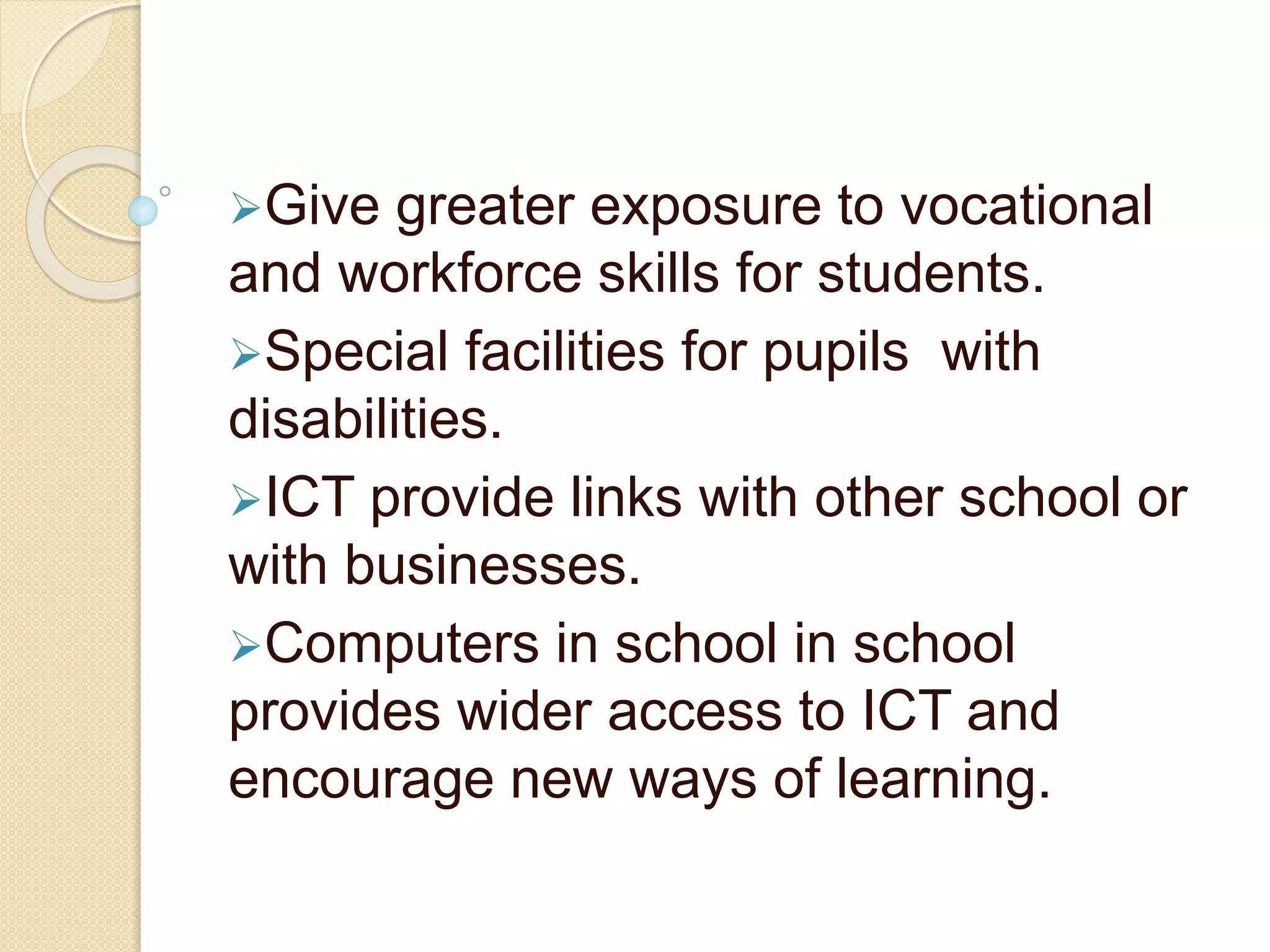 ICT IN EDUCATION | PPT