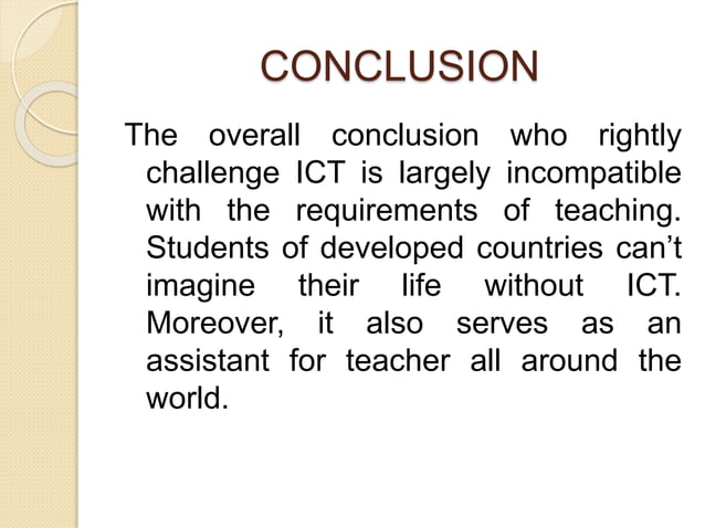 ICT IN EDUCATION | PPT