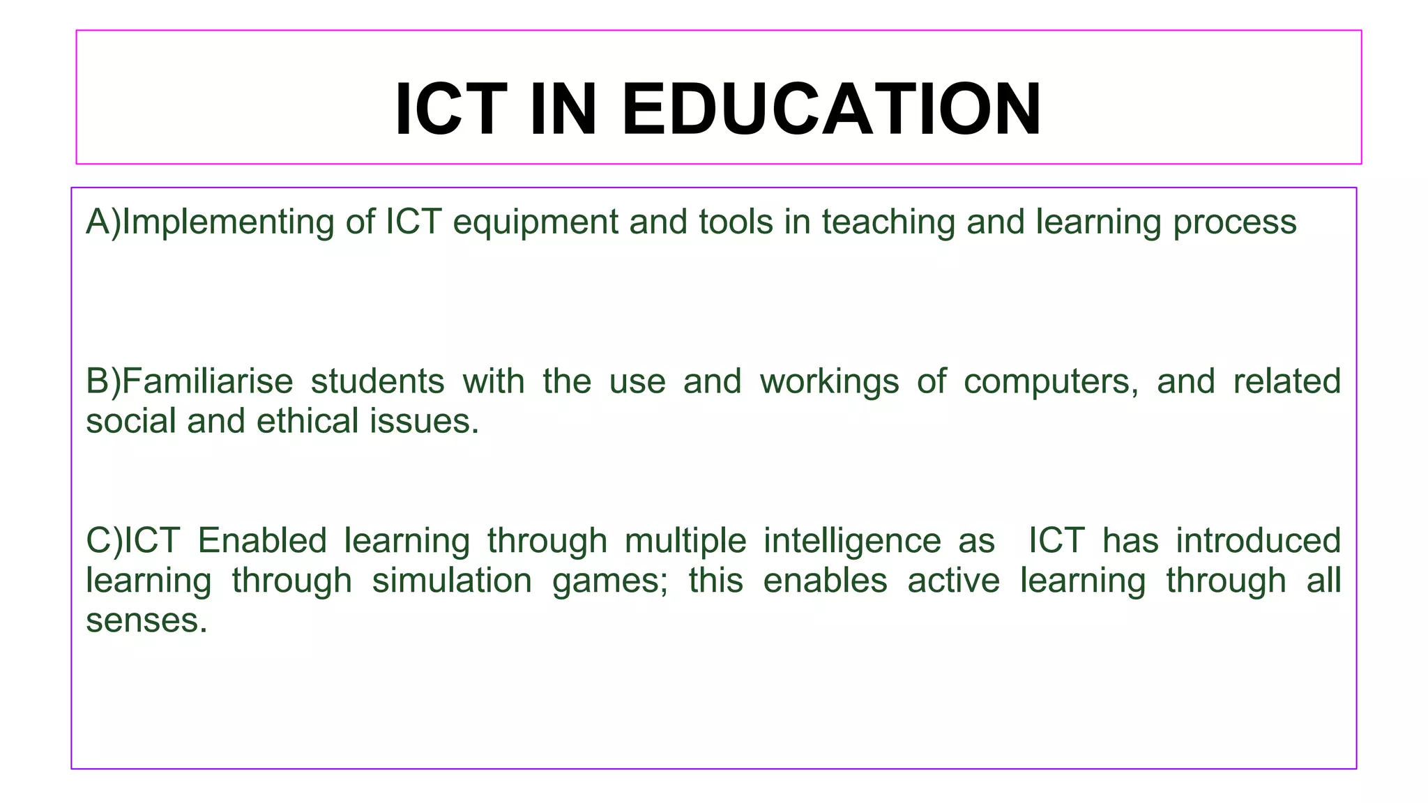 Ict in education mariallamas | PPTX