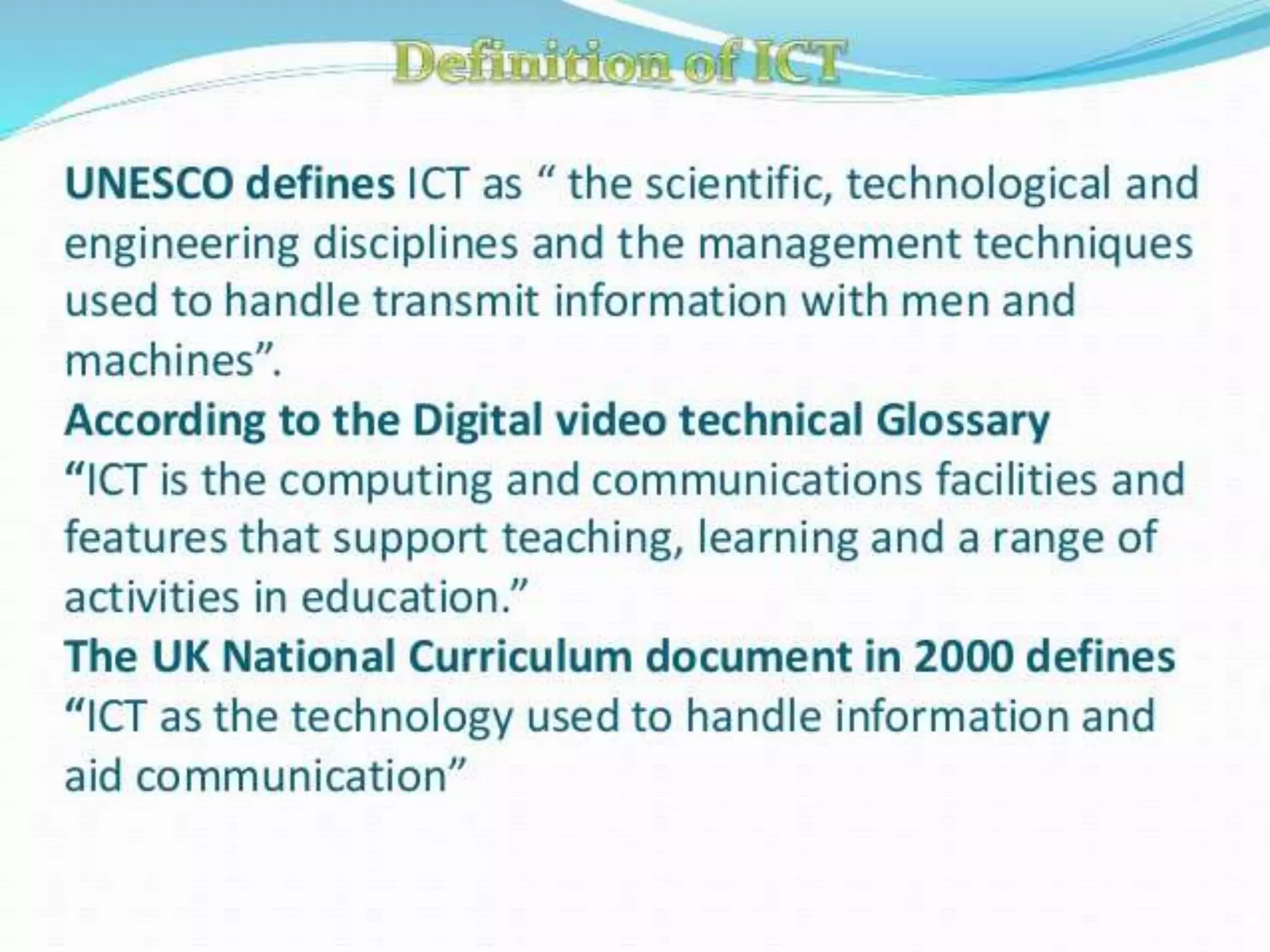 Ict in education ppt | PPT