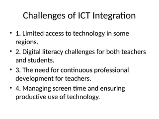 ICT in Education Presentation in Pakistan .pptx