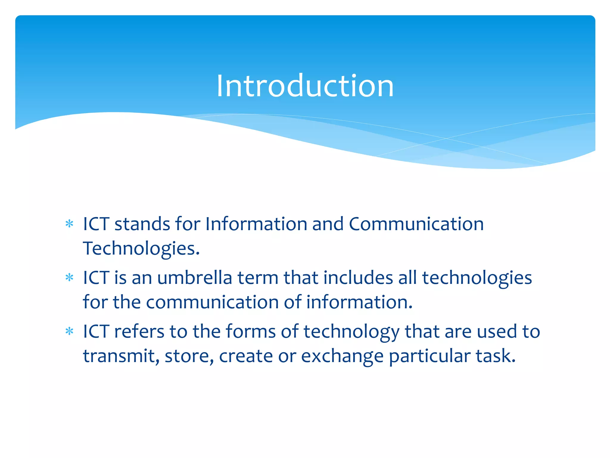 Ict in education slideshare | PPTX