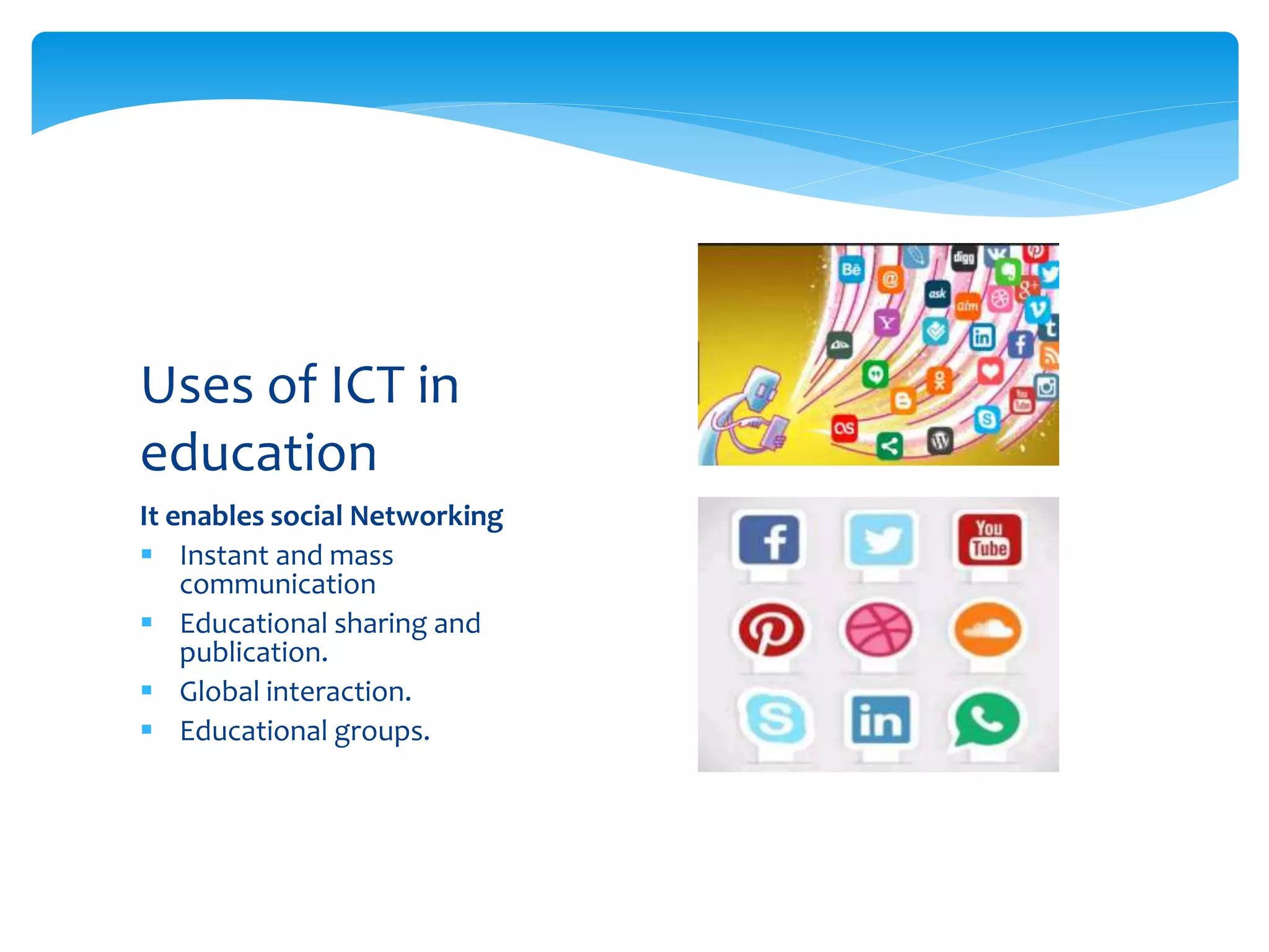 Ict in education slideshare | PPTX