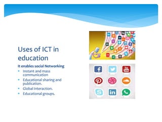 Ict in education slideshare | PPTX