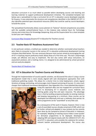 ICT In Education Teachers Professional Development Toolkit | PDF