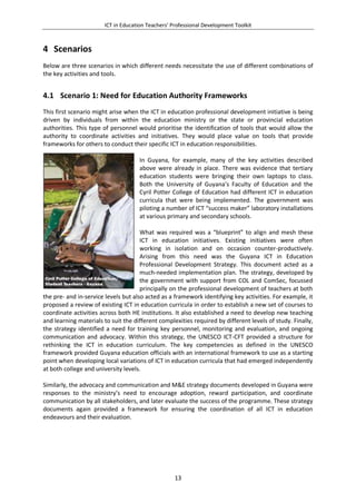 ICT In Education Teachers Professional Development Toolkit | PDF