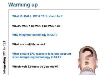 ICT in ELT 2010 (revisited) | PPT