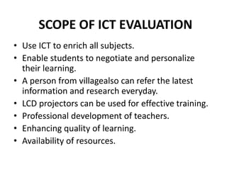 ICT IN EVALUATION.pptx