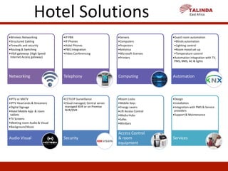 ICT infrastructure for hospitality industry | PDF