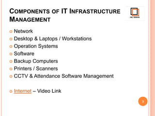 Ict infrastructure management | PPTX