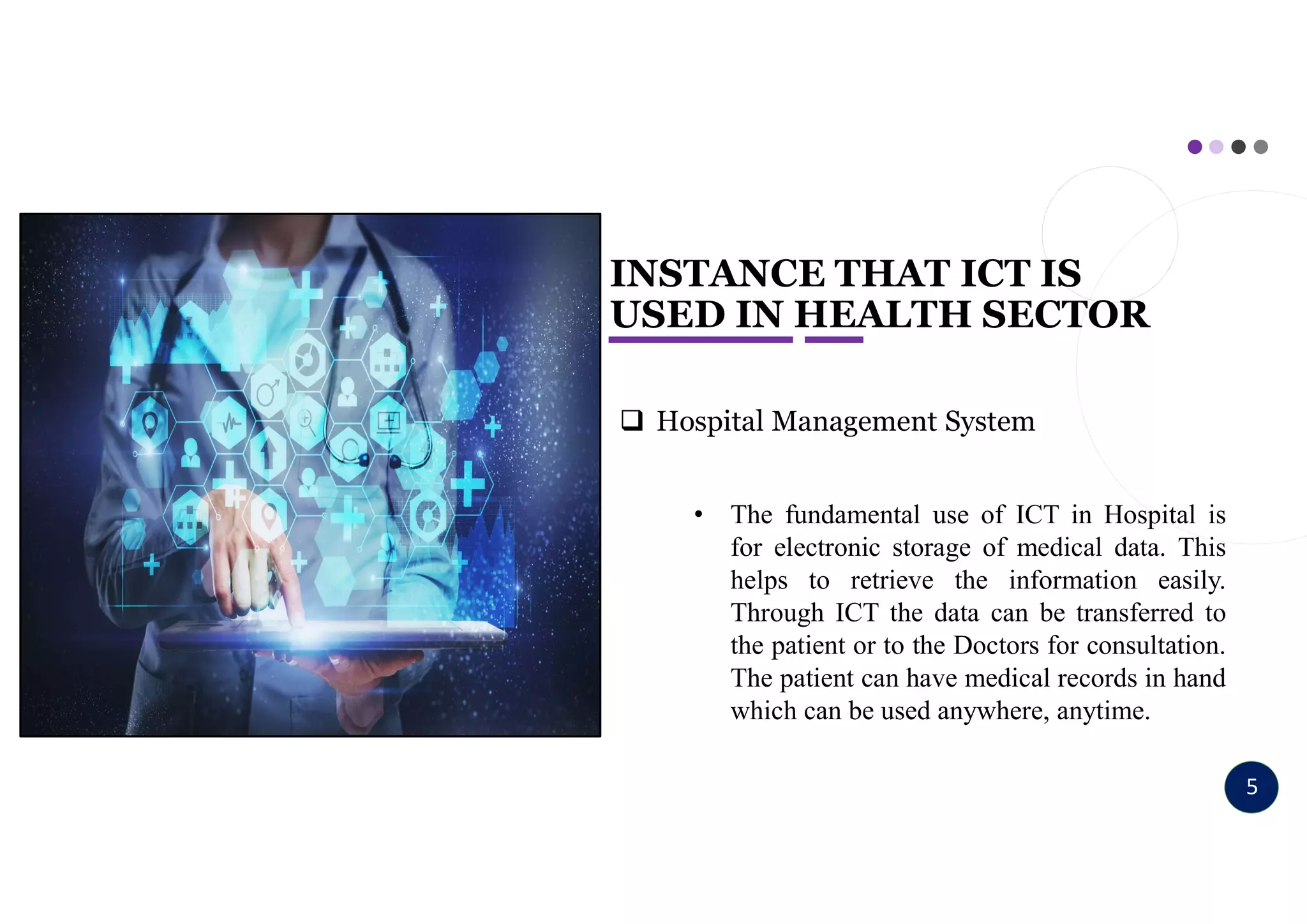 ICT in HealthCare Sector (Health Information & Communication Technology ...