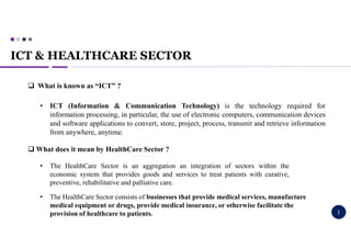 ICT in HealthCare Sector (Health Information & Communication Technology ...