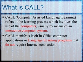 Ict in language learning | PPT
