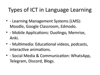ICT_in_Language_Learningict-and-english-language-learning#17 | PPT