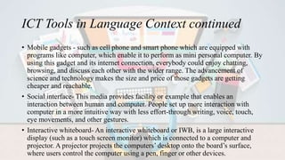 An integration in ICT and language in teaching and learning | PPT ...