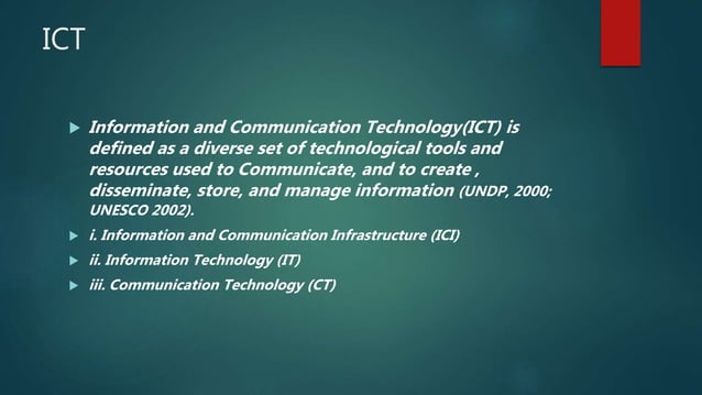 Ict in learning | PPTX | Internet | Computing
