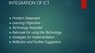 Ict in learning | PPTX
