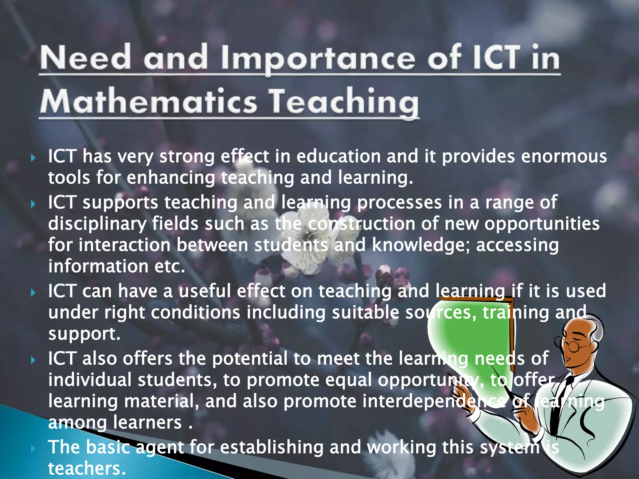 ICT in Mathematics | PPTX