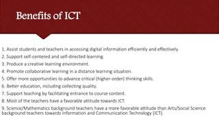 Ict in mathematics teaching | PPTX