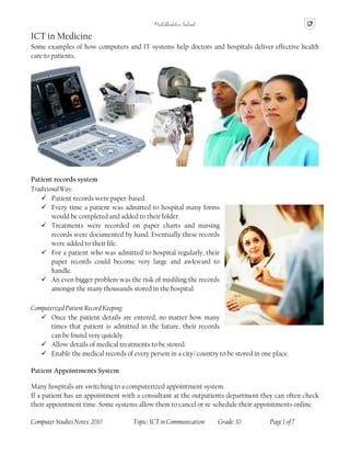Ict in medicine | DOCX | Heart and Cardiovascular Diseases | Diseases ...