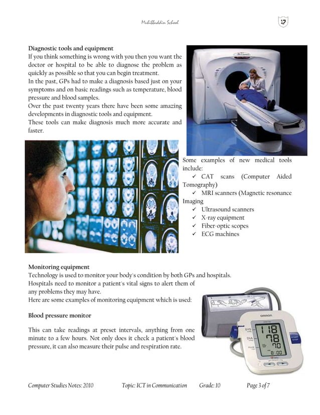 Ict in medicine | DOCX | Heart and Cardiovascular Diseases | Diseases ...