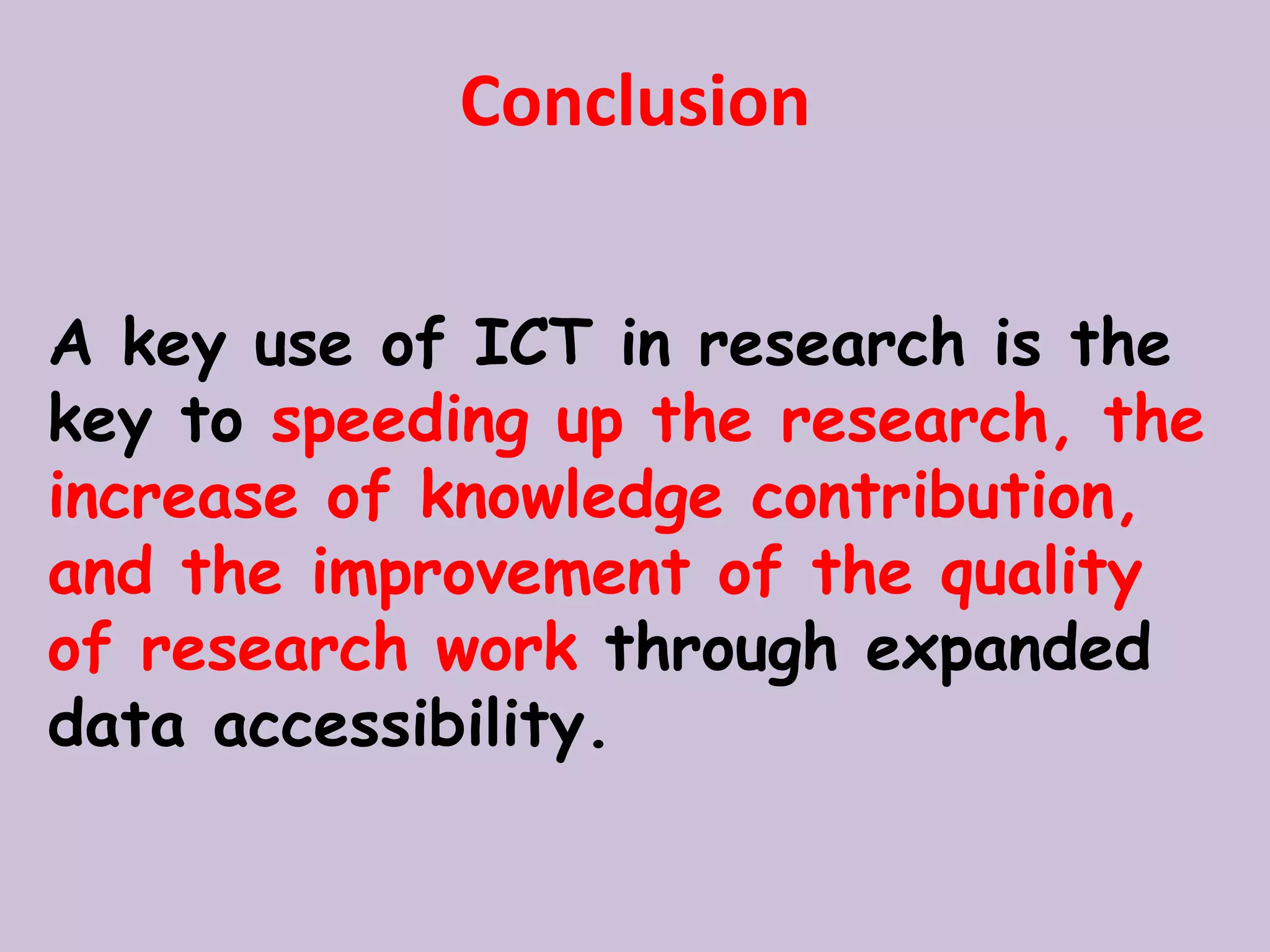 ICT in Research.pptx | Search | Internet