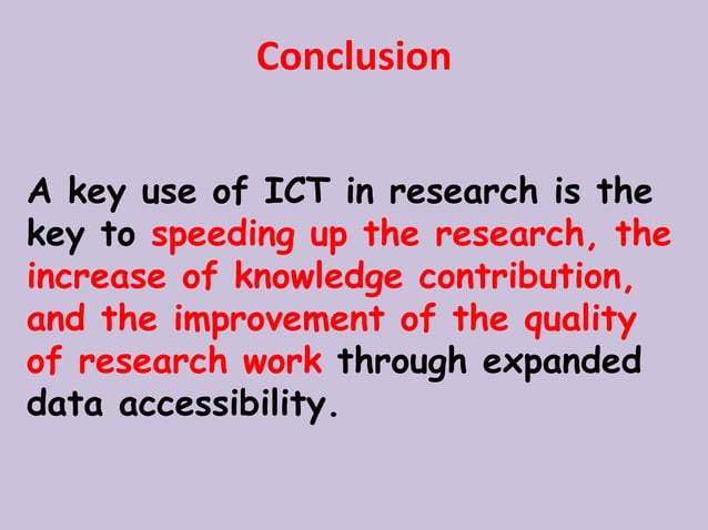 ICT in Research.pptx | Search | Internet