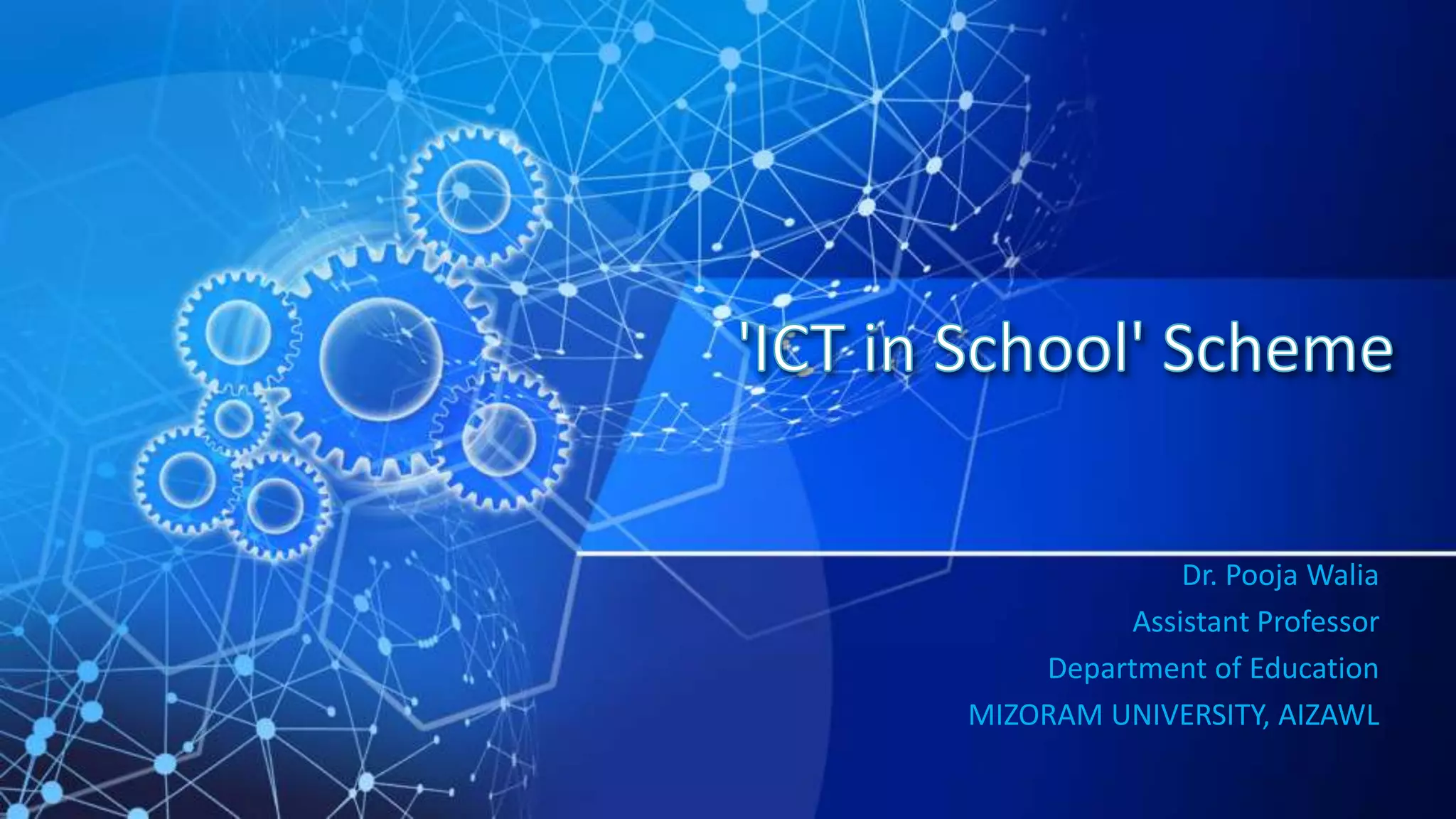 'ICT in School' scheme | PPTX