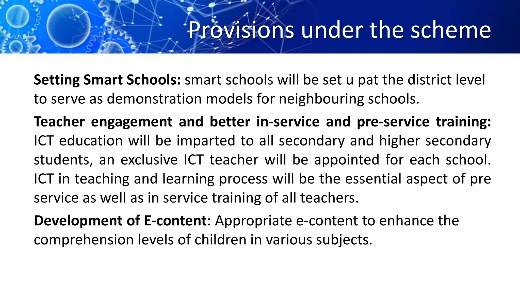 'ICT in School' scheme | PPTX