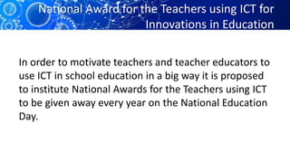 'ICT in School' scheme | PPTX