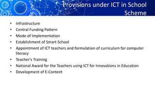 'ICT in School' scheme | PPTX | Education industry | Industries