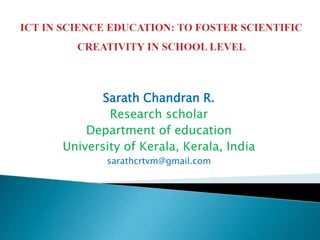 ICT in Science Education | PPTX