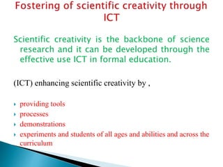 ICT in Science Education | PPTX