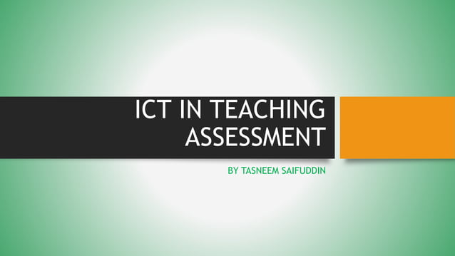 ICT in teaching education and learning for B.ED students | PPT