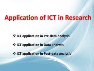 Use of Ict in Teaching Economics and Reasearch | PPTX