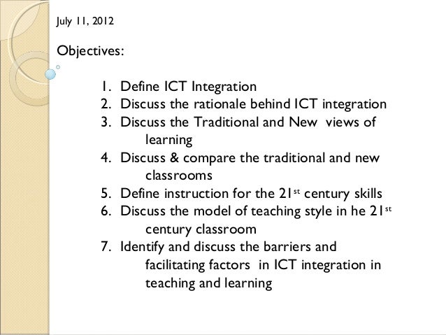 Ict integration