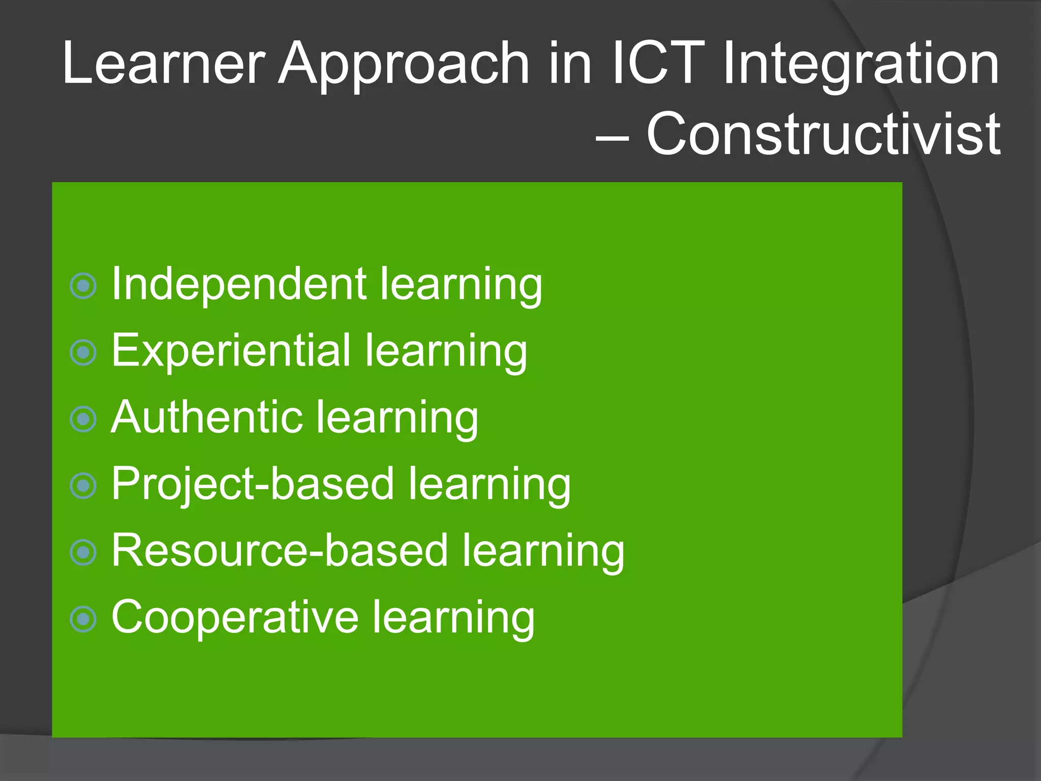 ICT Integration | PPT