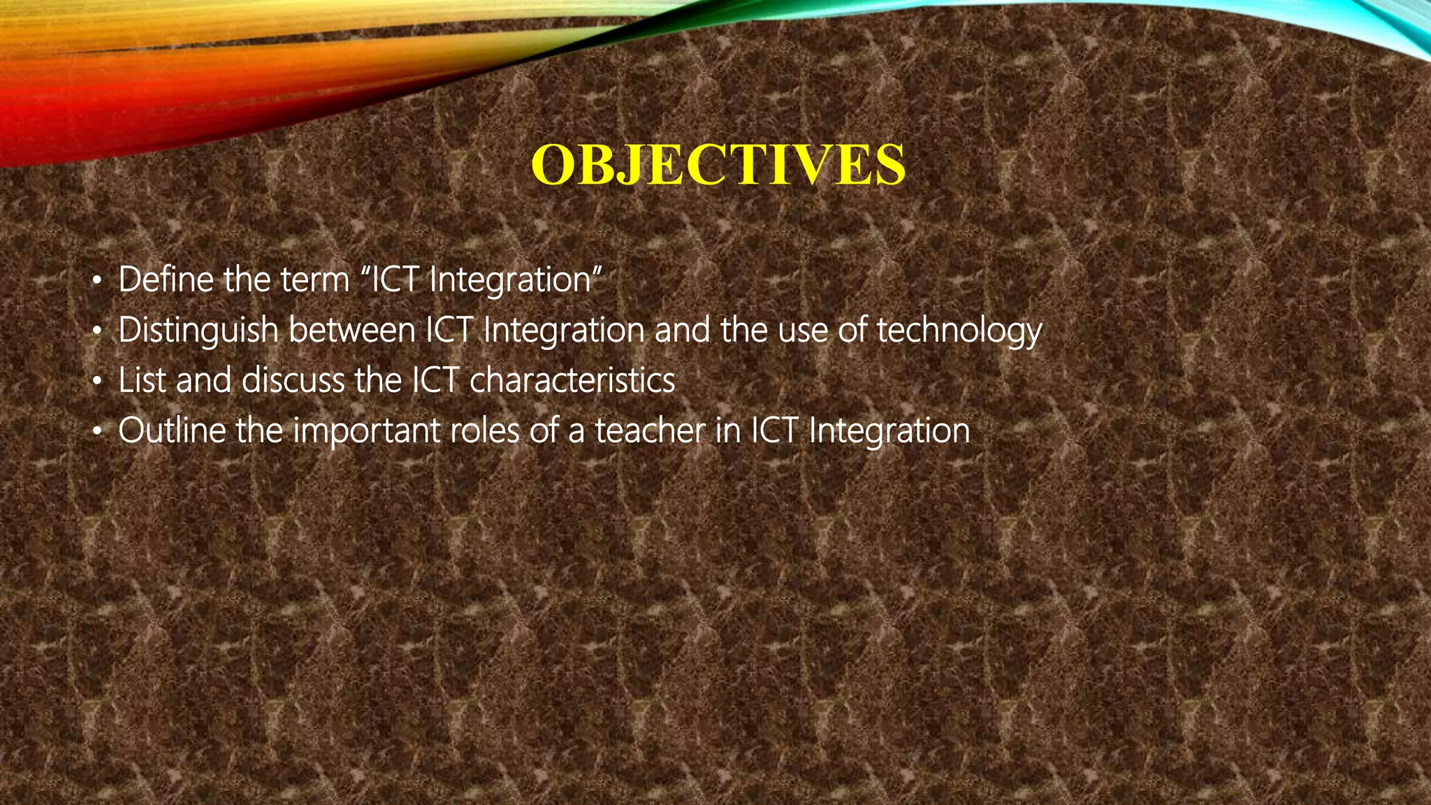 Ict integration by 216019875 | PPTX