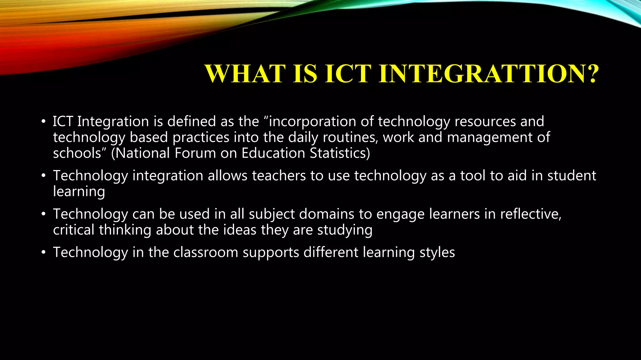 Ict integration by 216019875 | PPTX