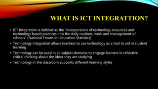 Ict integration by 216019875 | PPT