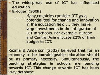 Ict integration in education | PPTX