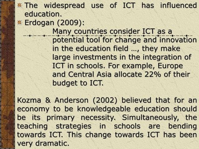 Ict integration in education | PPTX