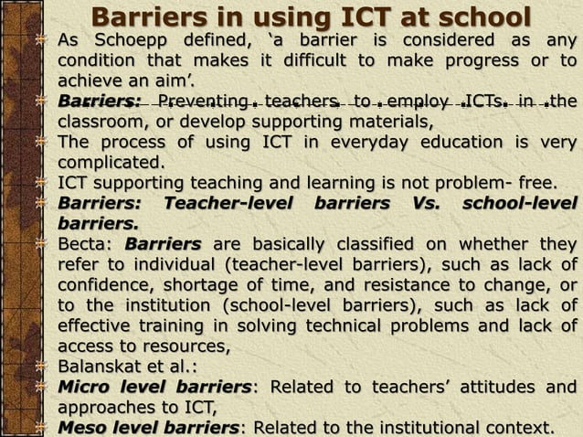 Ict integration in education | PPTX