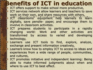 Ict integration in education | PPTX