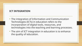 ICT integration in education and misconceptions.pptx